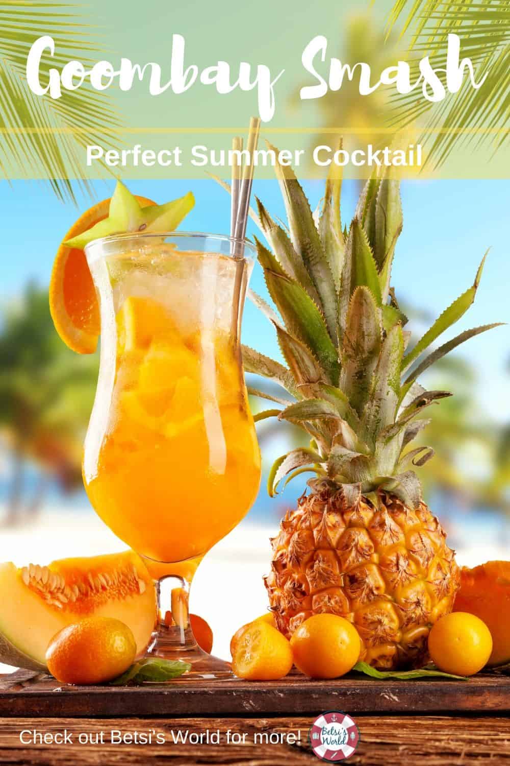 Goombay Smash Cocktail, A Perfect Summertime Sip ~ Betsi's World