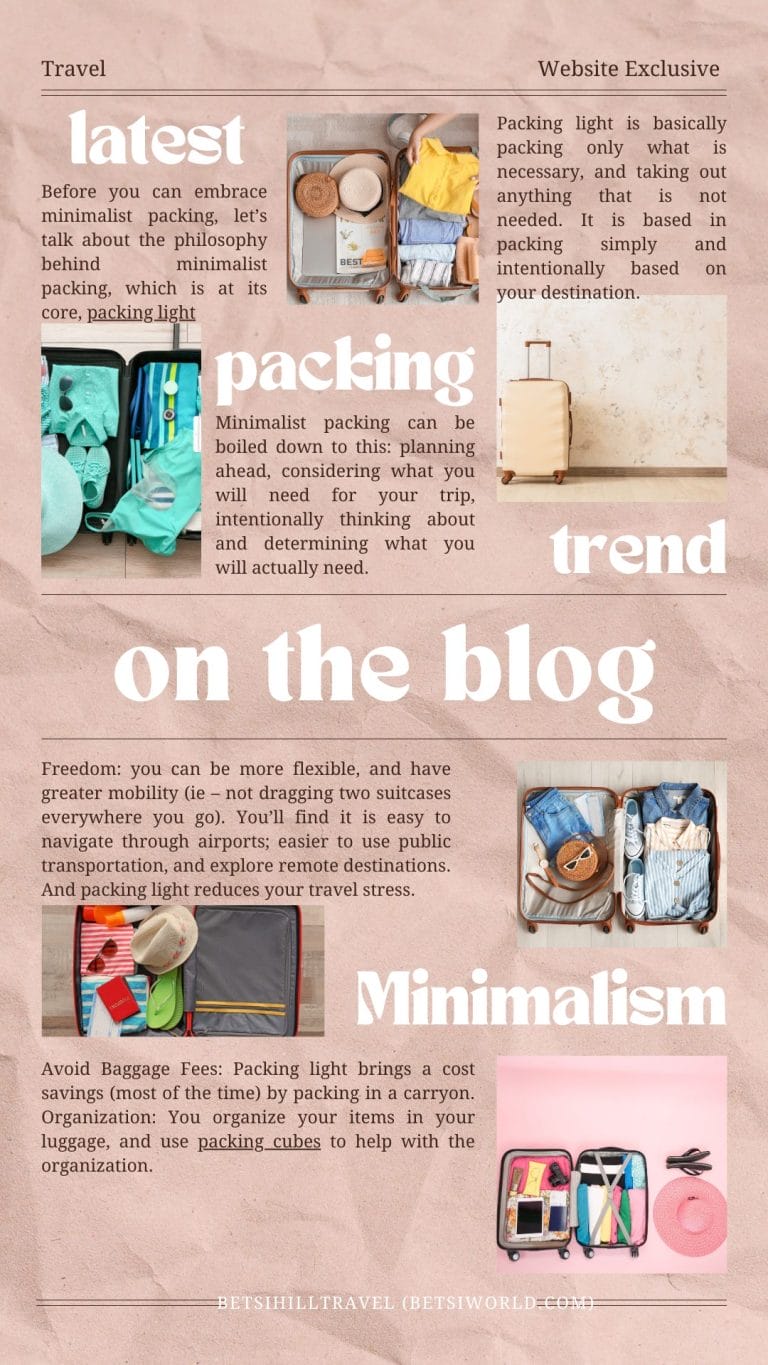 An Easy Guide To The Art Of Minimalist Packing - Luxury Travel ...